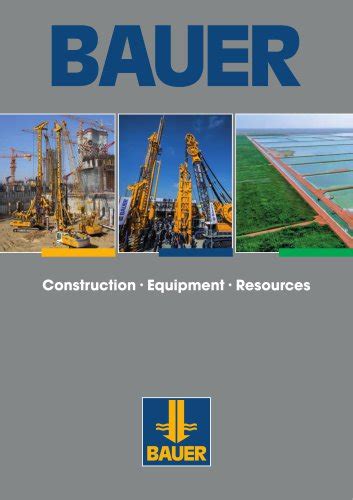 Bg 36 H Rotary Drilling Rig Bauer Maschinen Gmbh Pdf Catalogs
