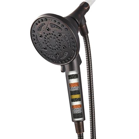 Zalerock 7 Spray Pattern 492 In Wall Mount Handheld Shower Heads 18