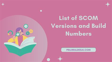 List Of Scom Versions And Build Numbers Prajwal Desai