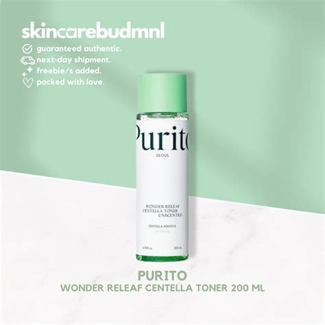 Purito Wonder Releaf Centella Toner Unscented 200 Ml By Skincarebudmnl