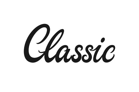 Classic Vector Lettering A Branding And Logo Template By Zagach Letters In 2025 Classic