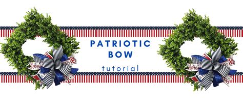 Patriotic Bow Tutorial — Trendy Tree