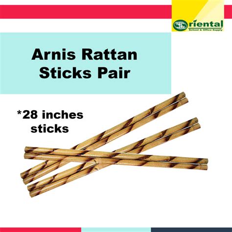 2 Pcs Arnis Stick Per Pair Rattan 28 Inches Long 2 Arnis Sticks Only Sold Per Pair