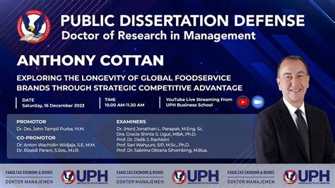 Sidang Terbuka Drm Anthony Cottan Youtube