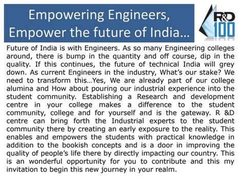 Empowering Engineers Empoweringindia Ppt