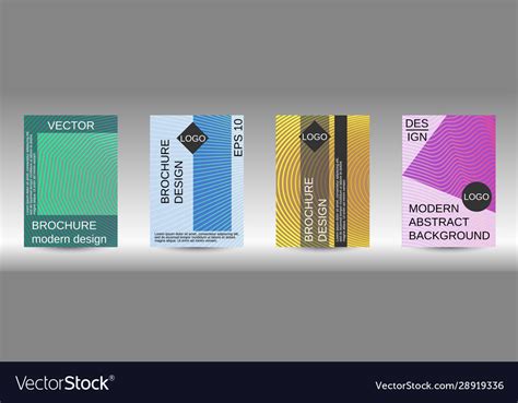 Creative Backgrounds With Abstract Gradient Linear