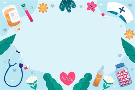 Cool Nursing Backgrounds Happy National Nurses Day Illustration With