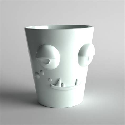 Monster Toothbrush And Toothpaste Cup 3d Model Turbosquid 2236891