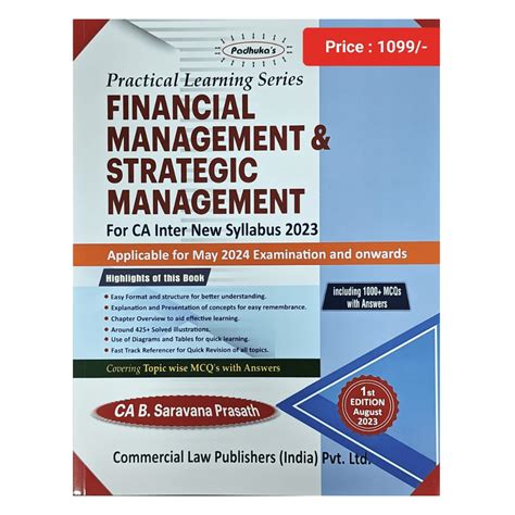 Practical Learning Series Financial Management And Strategic Management