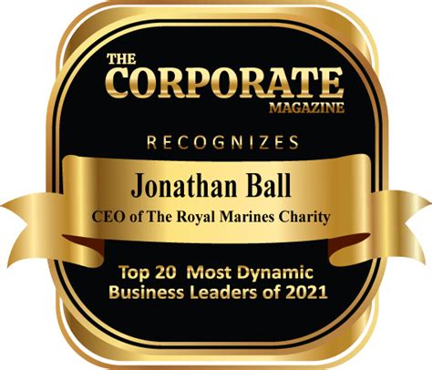 Demonstrating Passion Commitment And Infallible Pragmatism Jonathan Ball The Corporate Magazine