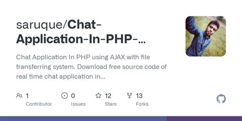 Github Saruquechat Application In Php Using Ajax Chat Application In Php Using Ajax With