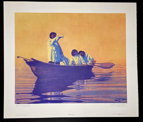 Lot Fred Machetanz Ak Artist Proof Signed Lithograph