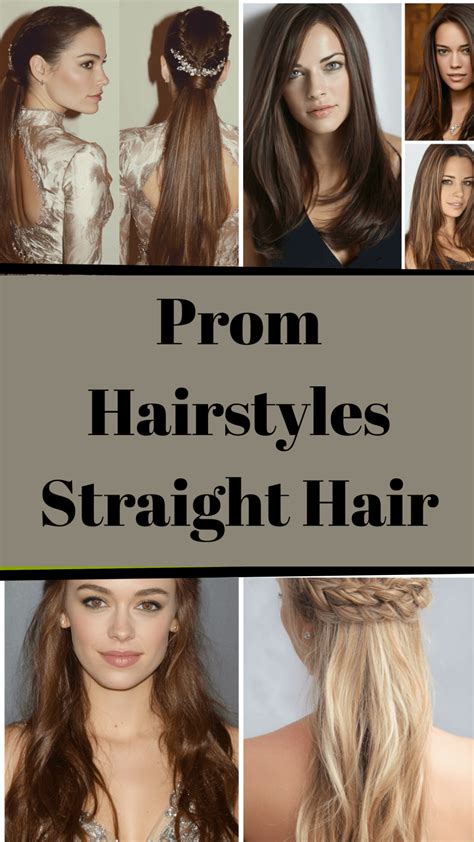 Straight Hair Prom Styles Easy And Elegant Looks For Your Special Night