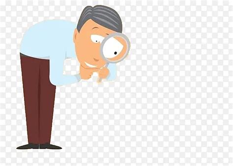 拿着放大镜探索的人png图片素材下载图片编号ybbdjkbo 免抠素材网