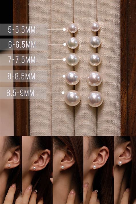 Akoya Pearl Earring Size Guide Choosing The Perfect Fit Sizes Of