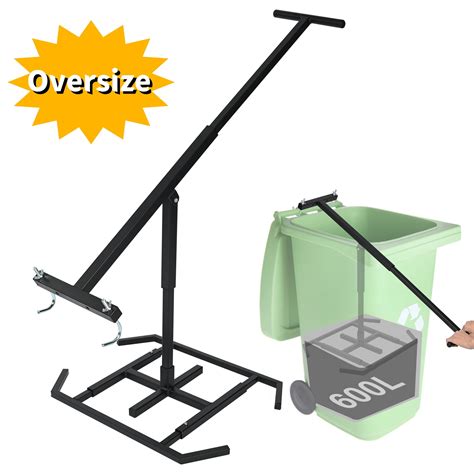 Ymokee Large Size Manual Trash Compactor Hand Truck For 240 660l