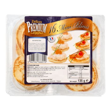Mini Blinis 5 5cm 16pcs Frozen 135gm