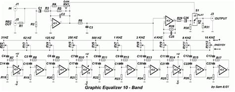 Graphic Equalizer Circuit Diagram