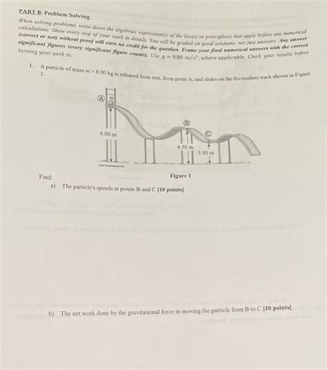 solved part b problem solving when solving problems write
