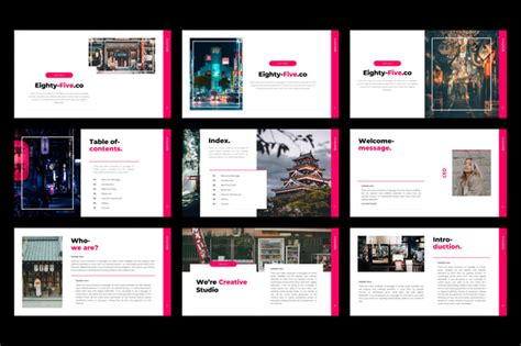 Eighty Five Powerpoint Template Incl Brand And Corporate Envato