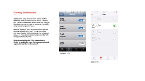 Ios Alarm Clock Design Study Daniel Mai Design Portfolio