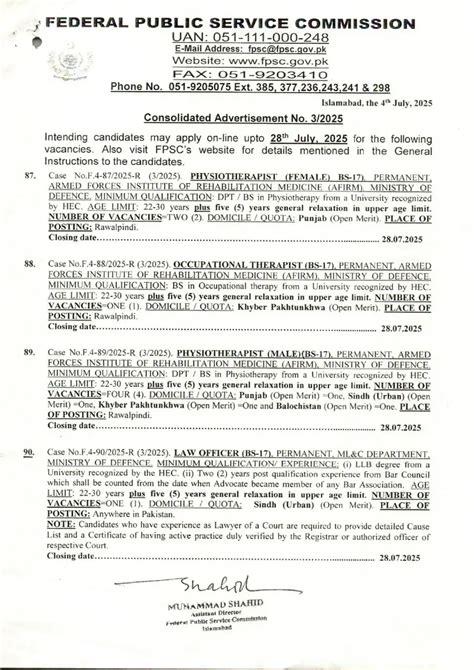 How To Apply For Federal Public Service Commission Fpsc Jobs In May