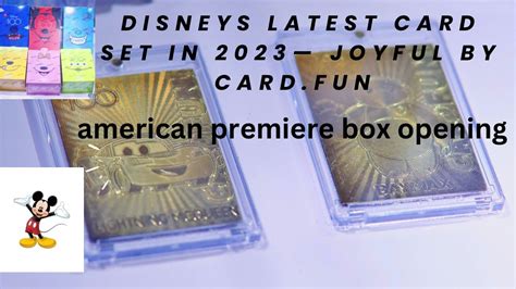 Disney 100 Cardfun Joyful Box Opening — First Look From Jason Anime 👀