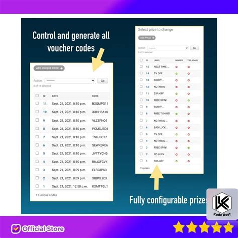 Promo Source Code Aplikasi Voucher Wheel Engage And Give Prizes To Your Customers By Kodeaset