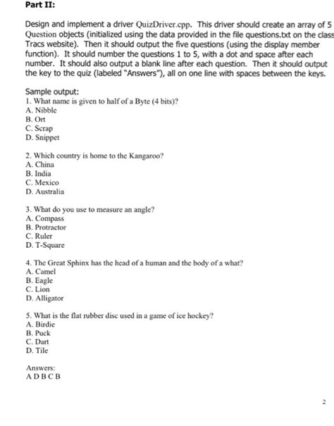 Solved Problem Write A C Program That Will Output
