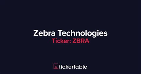 What Does Zebra Technologies Do