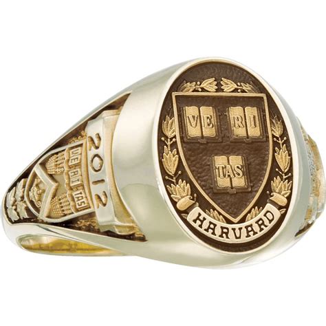 Harvard University Mens Signet Ring Class Ring Balfour