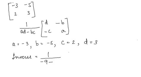 Find The Inverse Of The Times Matrix If It