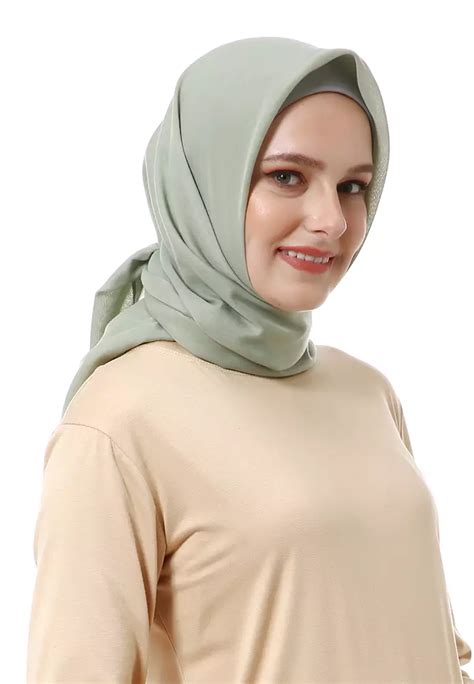 Jual Evernoon Vierra Jilbab Segiempat Paris Polos Premium Best Style Moss Original 2024