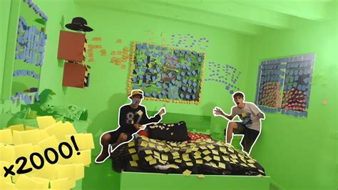 Ho Riempito Con 2000 Post It Camera Di Mia Sorella Prank To Her Youtube