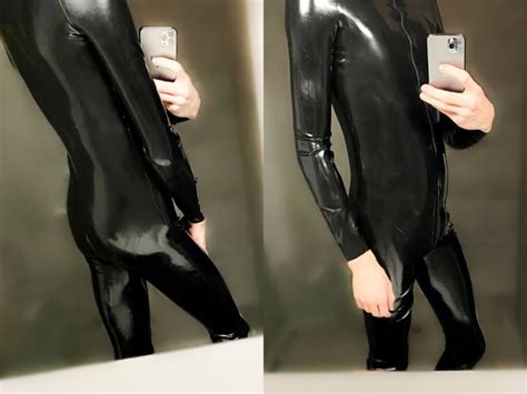 Do You Guys Like The Bodysuit Jacket Combo Rmaleshinyporn