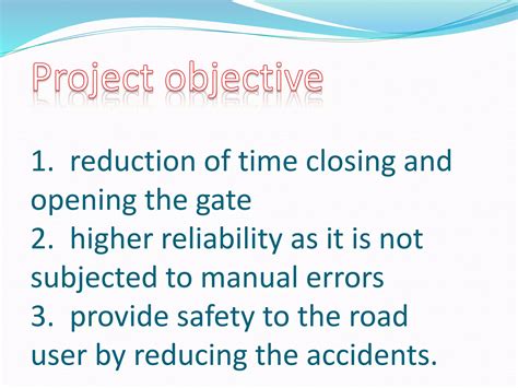 wireless automatic railway gate control pptx technology and computing
