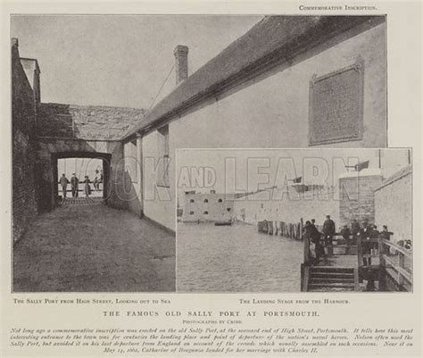 The Famous Old Sally Port At Portsmouth Stock Image Look And Learn