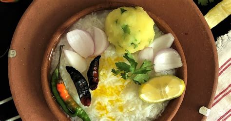 Bethicas Kitchen Flavours Panta Bhat Bhaat Fermented Rice Bengali And Bangladeshi Style