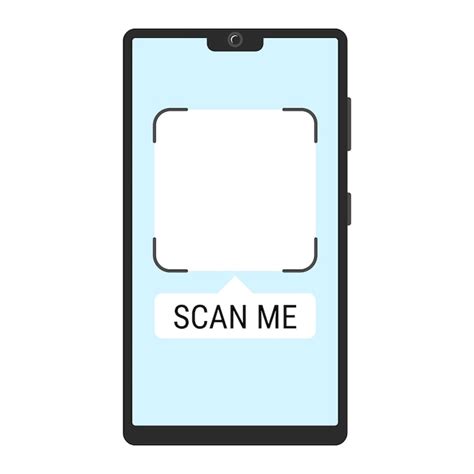 Premium Vector Qr Code Scanner On Smartphone Smartphone With Blank Scan Code Screen Qr Code