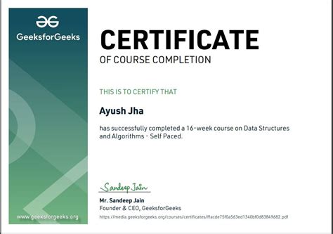 Ayush Jha On Linkedin Datastructures Algorithms Geeksforgeeks