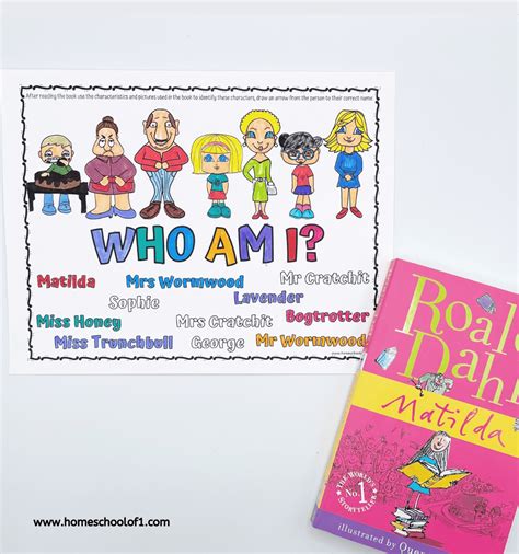 Free Matilda Worksheet Coloring And Matching Fun