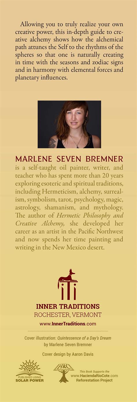 The Hermetic Marriage Of Art And Alchemy Book By Marlene Seven Bremner Official Publisher