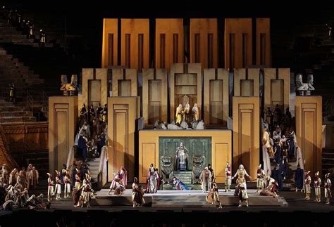 Nabucco From Arena Di Verona Production By Gianfranco De Bosio Sets By Rinaldo Olivieri