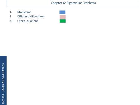 Ppt Chapter 6 Eigenvalue Problems Powerpoint Presentation Free