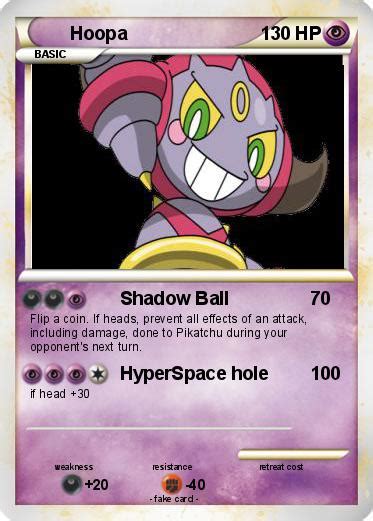 Pokémon Hoopa 232 232 Shadow Ball My Pokemon Card