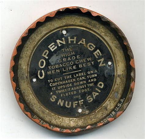 Old Advertising Store Copenhagen Snuff Tin Can Opener 37352744
