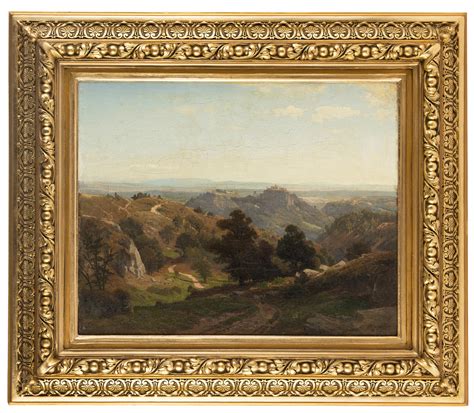 Carl Gustav Rodde Pejzaż Z Zamkiem 1883 R