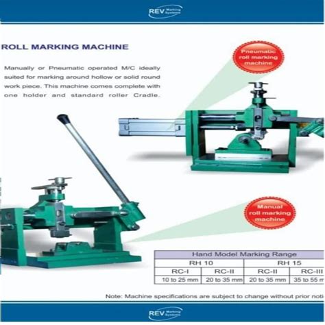 Roll Marking Machine At ₹ 27700 Roll Marking Machine In New Delhi