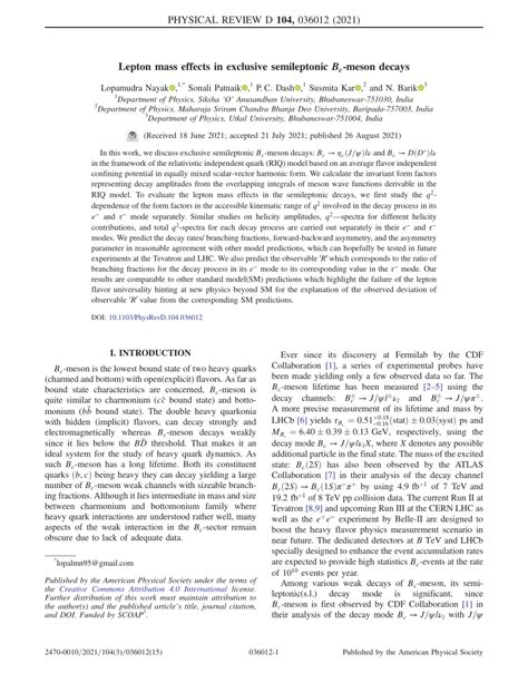 Pdf Lepton Mass Effects In Exclusive Semileptonic B C Meson Decays