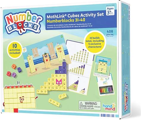 The Mathlink Cubes Numberblocks 31 40 Activity Set Is Out Lets Hope